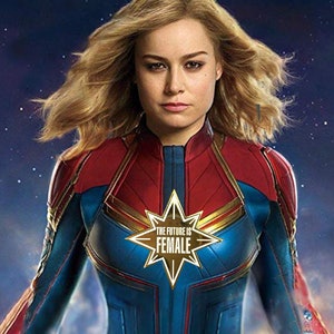 Captain Marvel Enamel Pin - Etsy