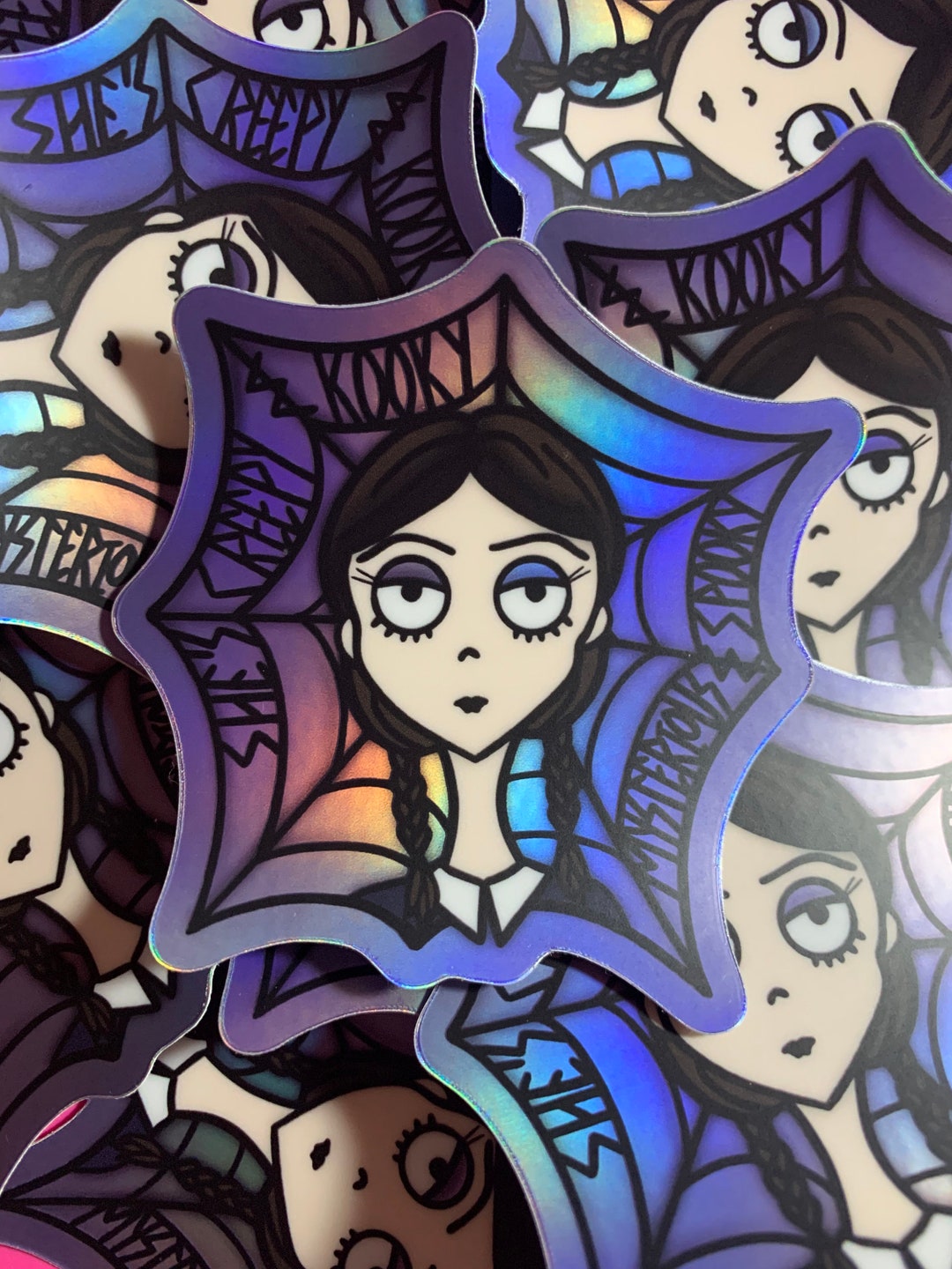 Wednesday Tim Burton Sticker - Etsy