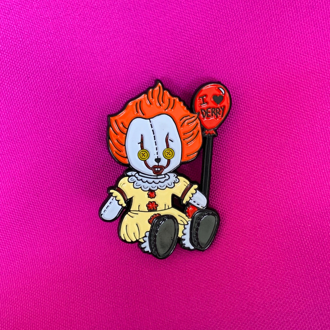 Pennywise Plush Enamel Pin It Movie - Etsy
