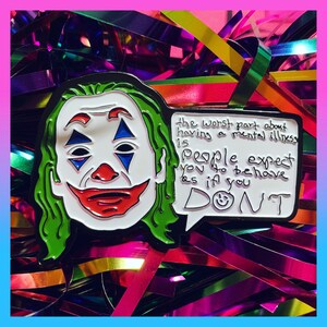 Joker Enamel Pin - Etsy