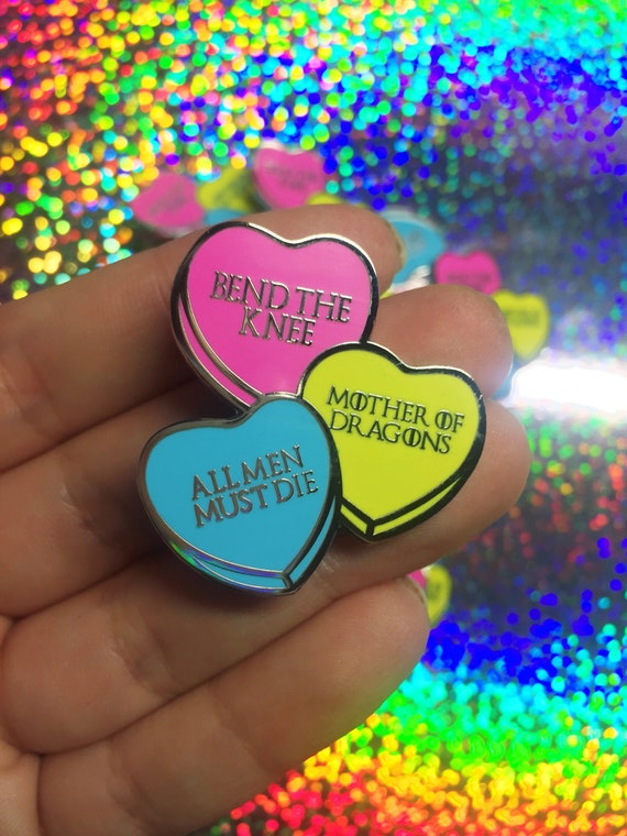 Game of Thrones Hearts Pin - Etsy