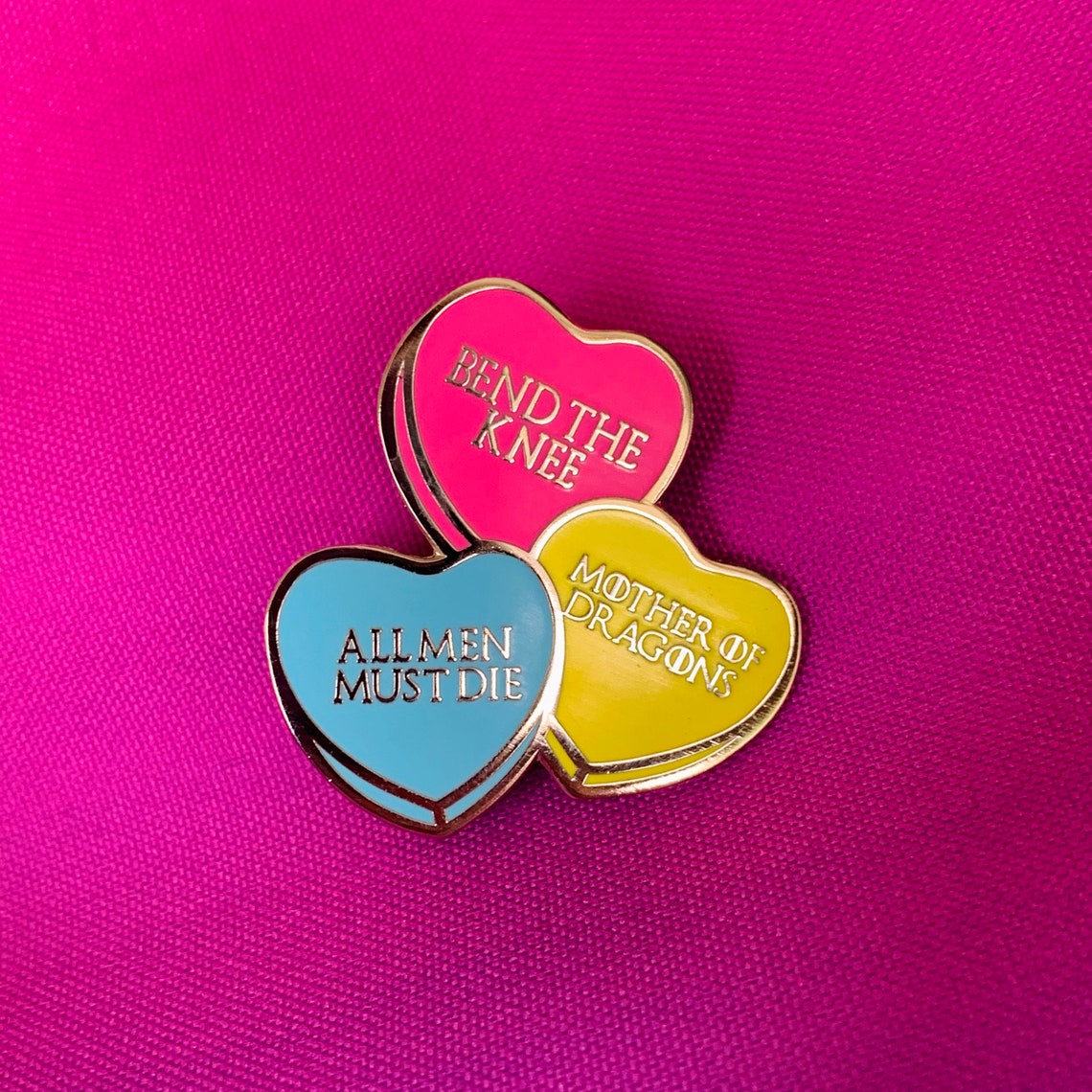 Game of Thrones Hearts Pin - Etsy