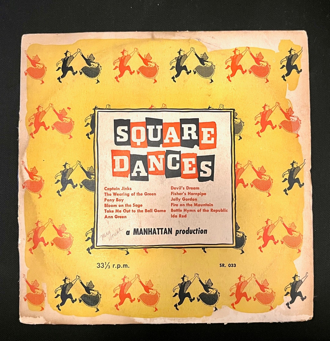 Vintage Square Dances Record - Etsy