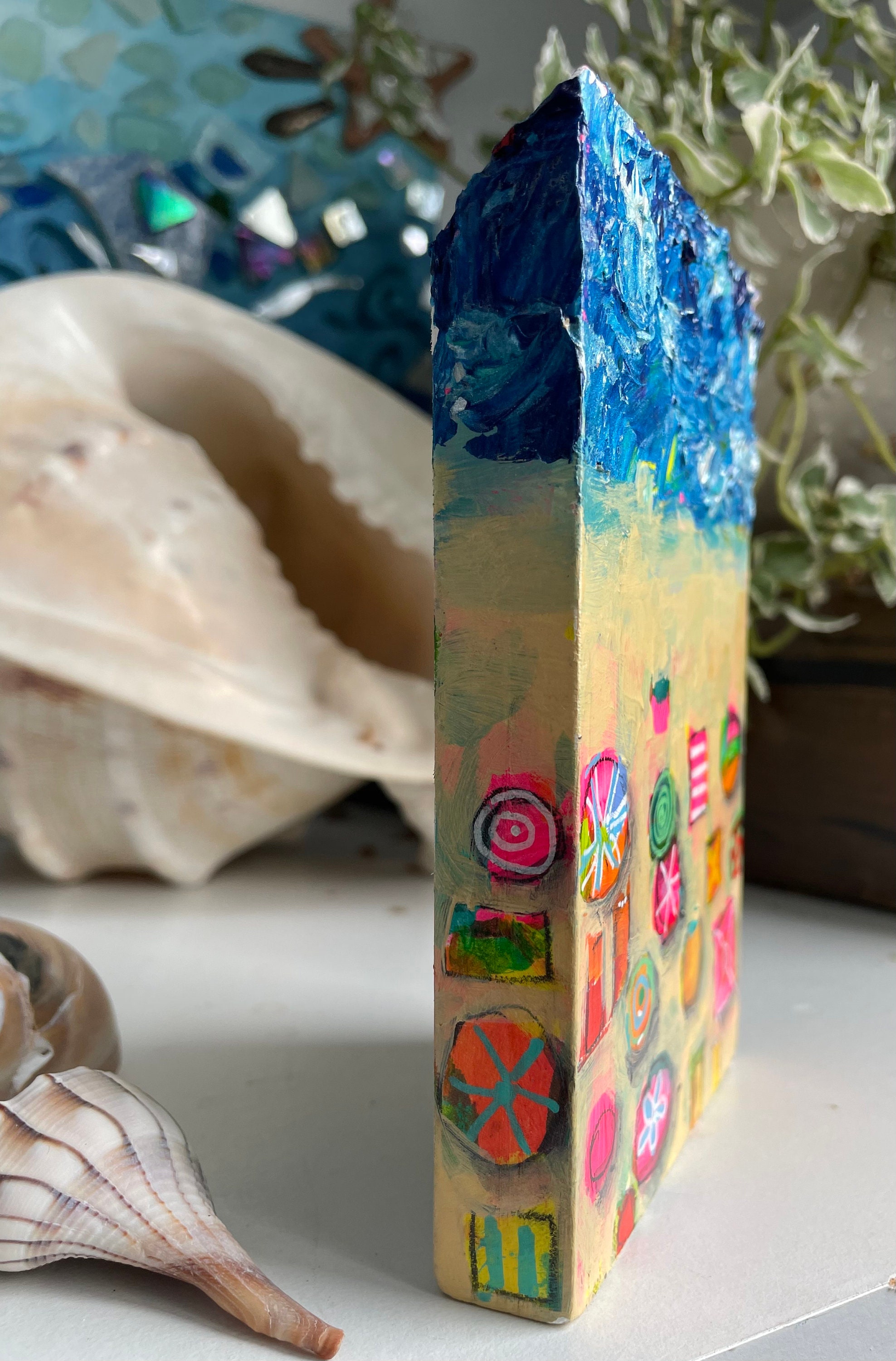 Aerial Beach Scene Summer Painting - Etsy