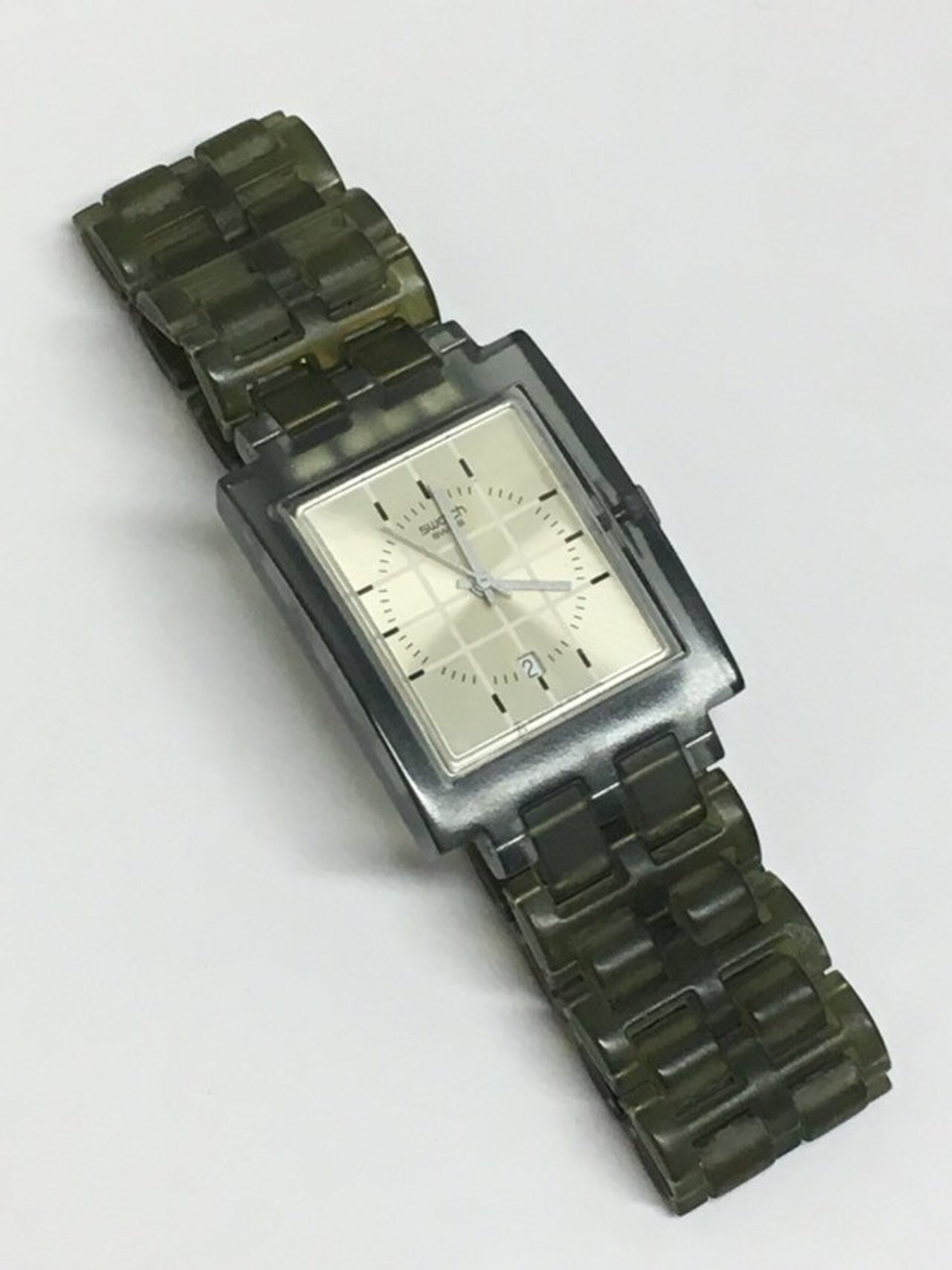 Reloj Swatch Square Vintage Synthetic SUAG400 2000 Green Date - Etsy España