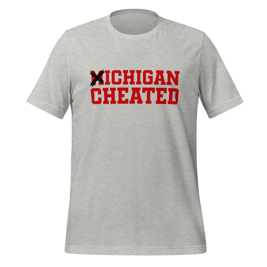 Michigan Cheated T-shirt - Etsy