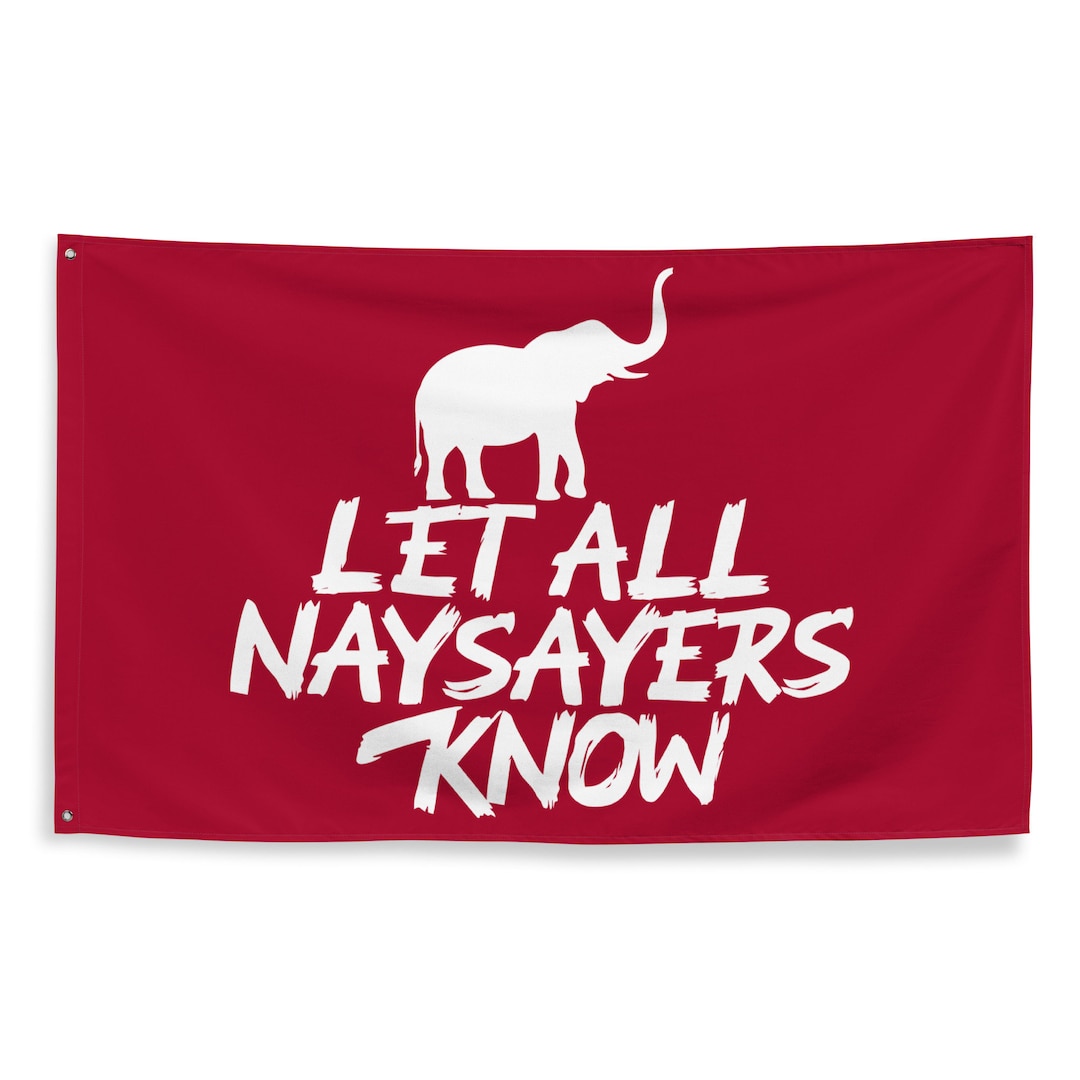 Alabama Football LANK 34"x56" Flag - Etsy