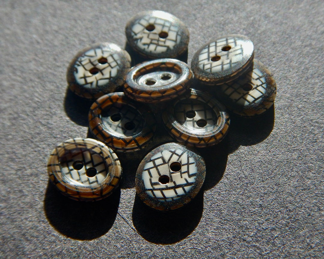 French Vintage Léa Stein Buttons Very Rare Find - Lea Stein Buttons in ...