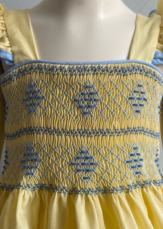 Beautiful Classic Hand Smocked Sundress - Gem
