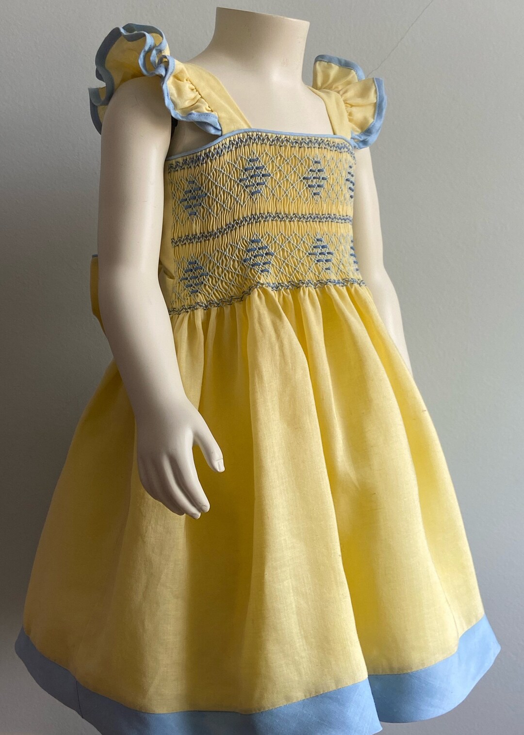 Beautiful Classic Hand Smocked Sundress - Etsy