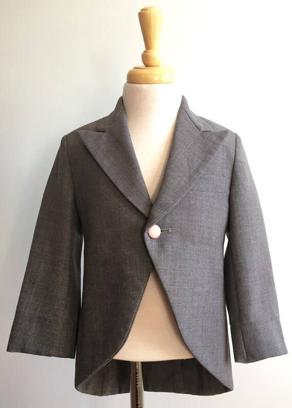 Vintage Boy's Grey Tails - Gem