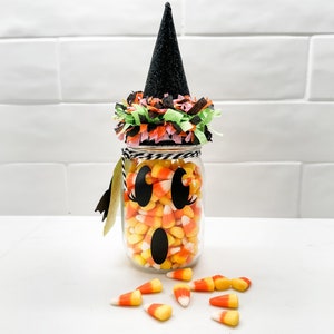 Ghost Halloween Candy Jar, Halloween Candy Party Favor, Halloween ...