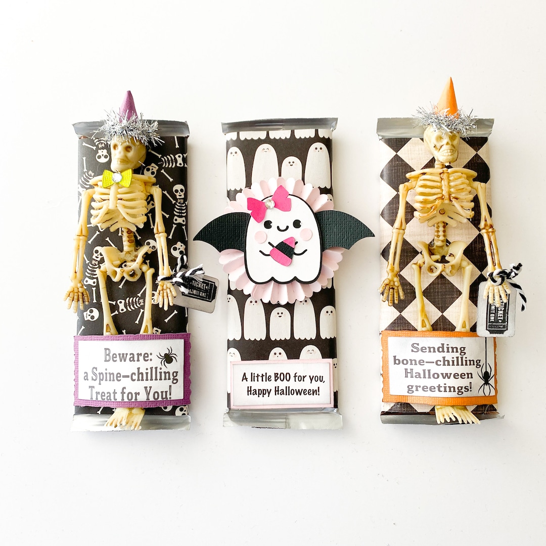 Halloween Candy Bar Party Favors, Classroom Party Favors, Candy Bar ...