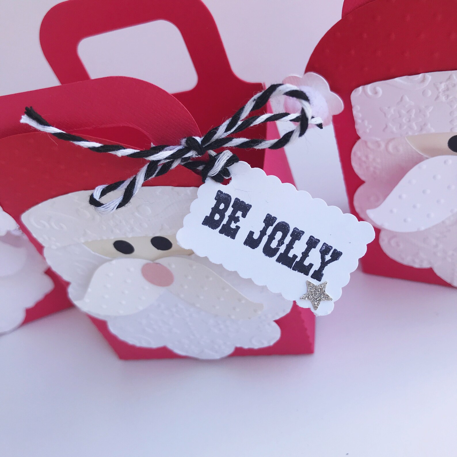 Christmas Party Favor Boxes Set of 6 Christmas Treat Bag - Etsy