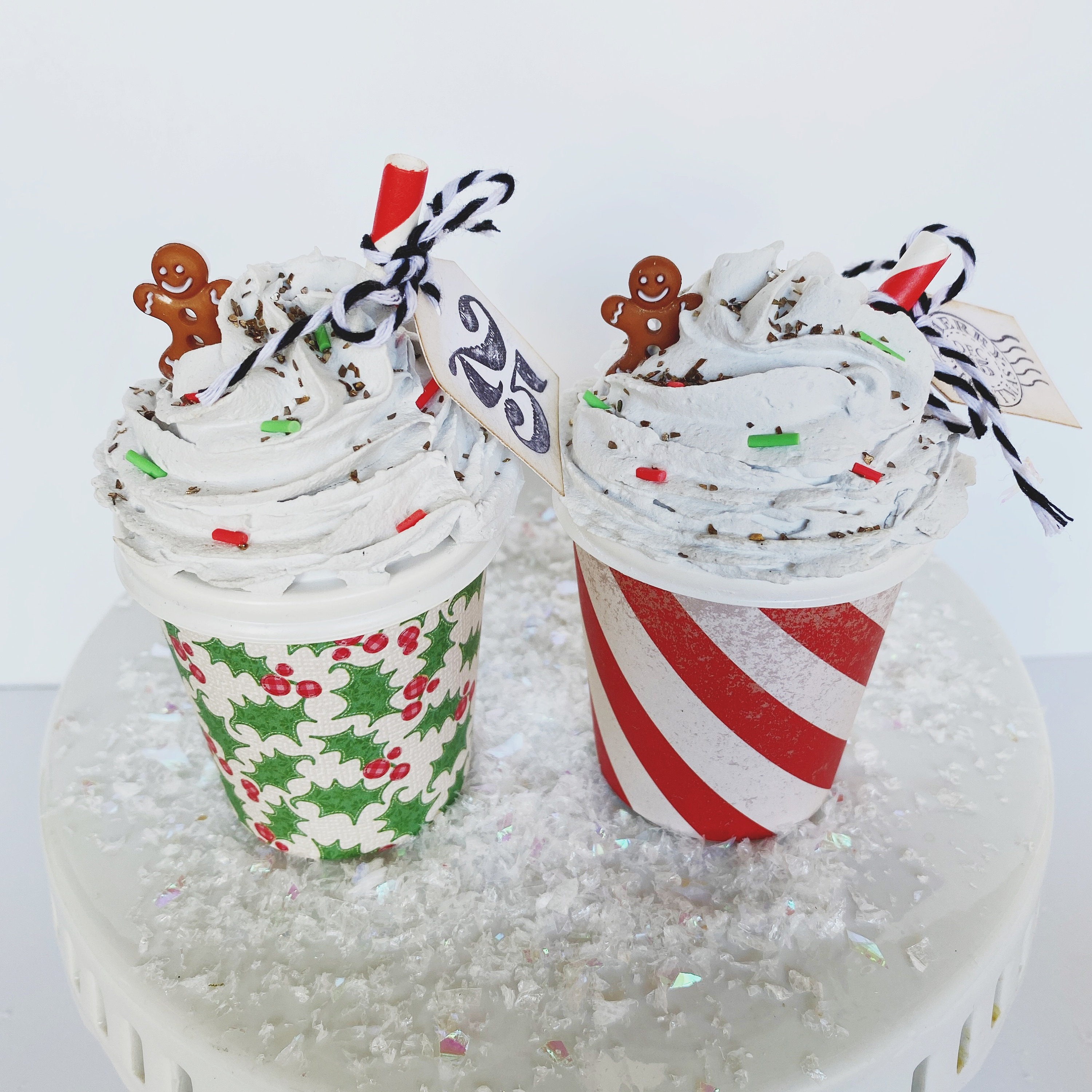 Christmas Gift Card Holder With Mini Coffee Cup Coffee Gift | Etsy