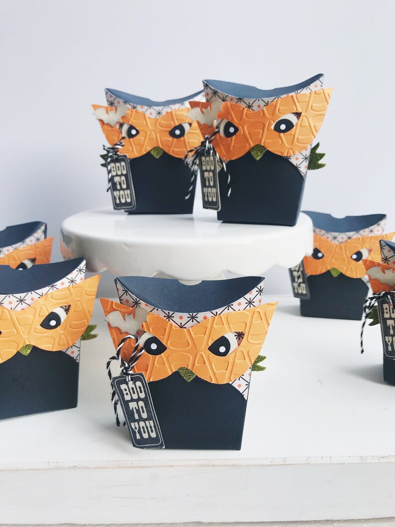 Halloween Classroom Party Favor Boxes Halloween Candy Box - Etsy