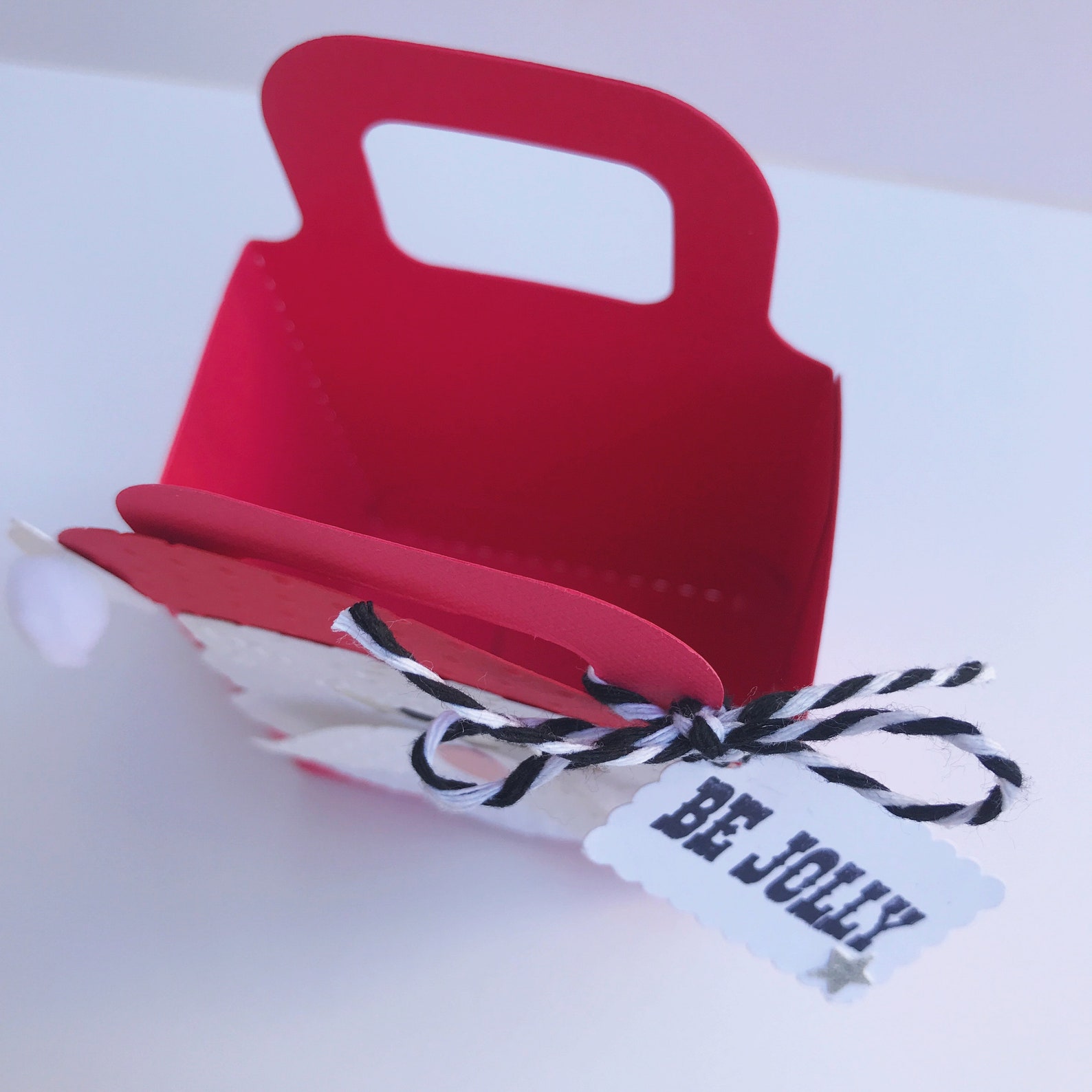 Christmas Party Favor Boxes Set of 6 Christmas Treat Bag - Etsy