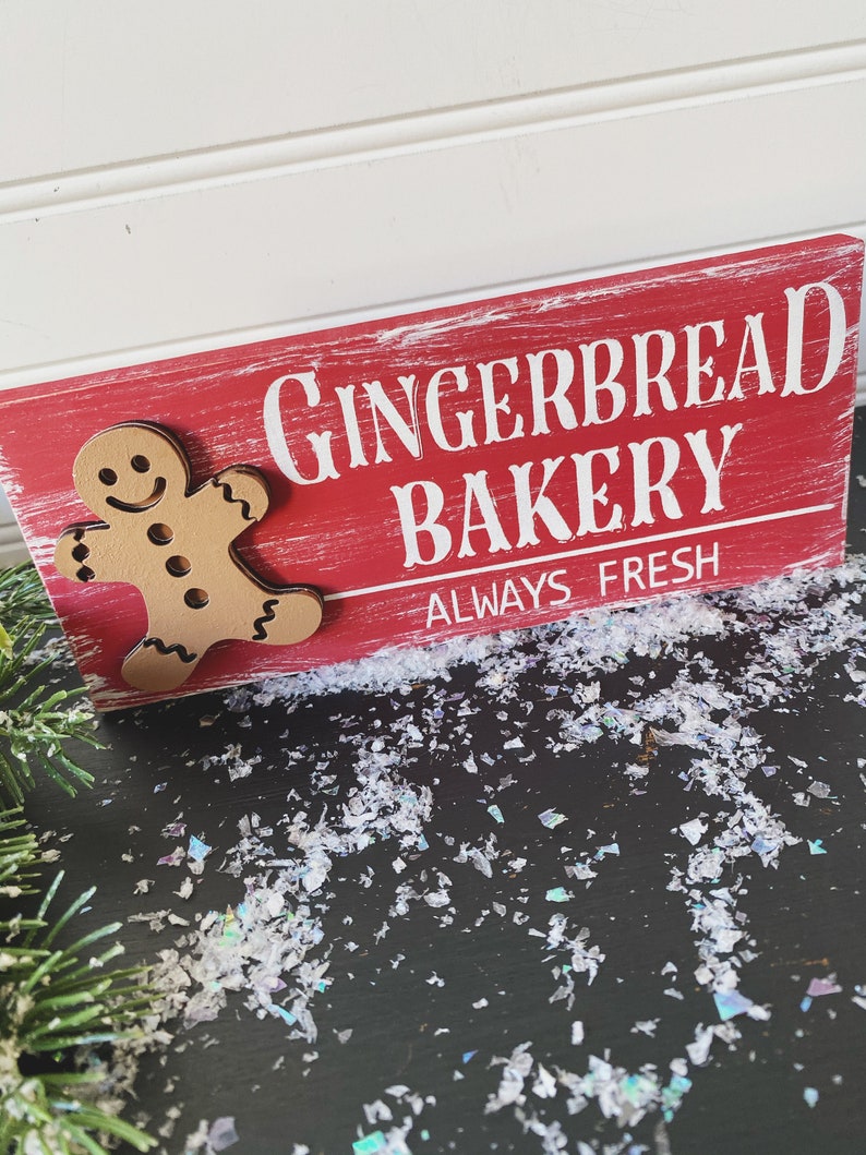 Farmhouse Tier Tray Gingerbread Man Decor Gingerbread Man | Etsy