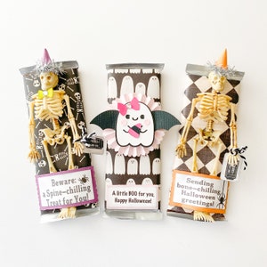 Halloween Candy Bar Party Favors, Classroom Party Favors, Candy Bar ...