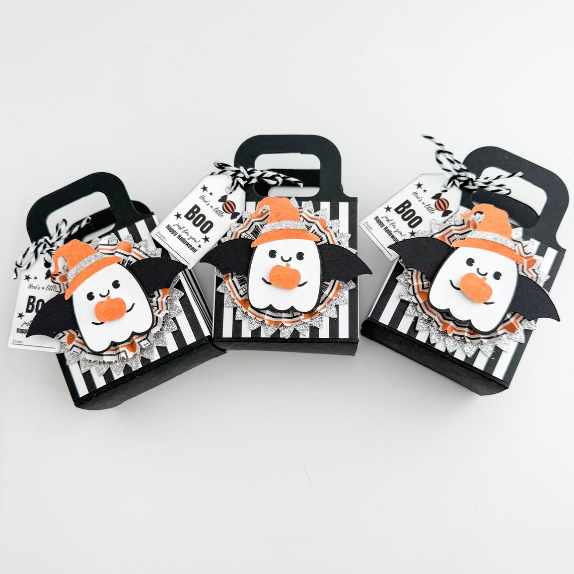 Halloween Ghost Favor Boxes: Handmade Treat Containers, Set of 6 - Etsy