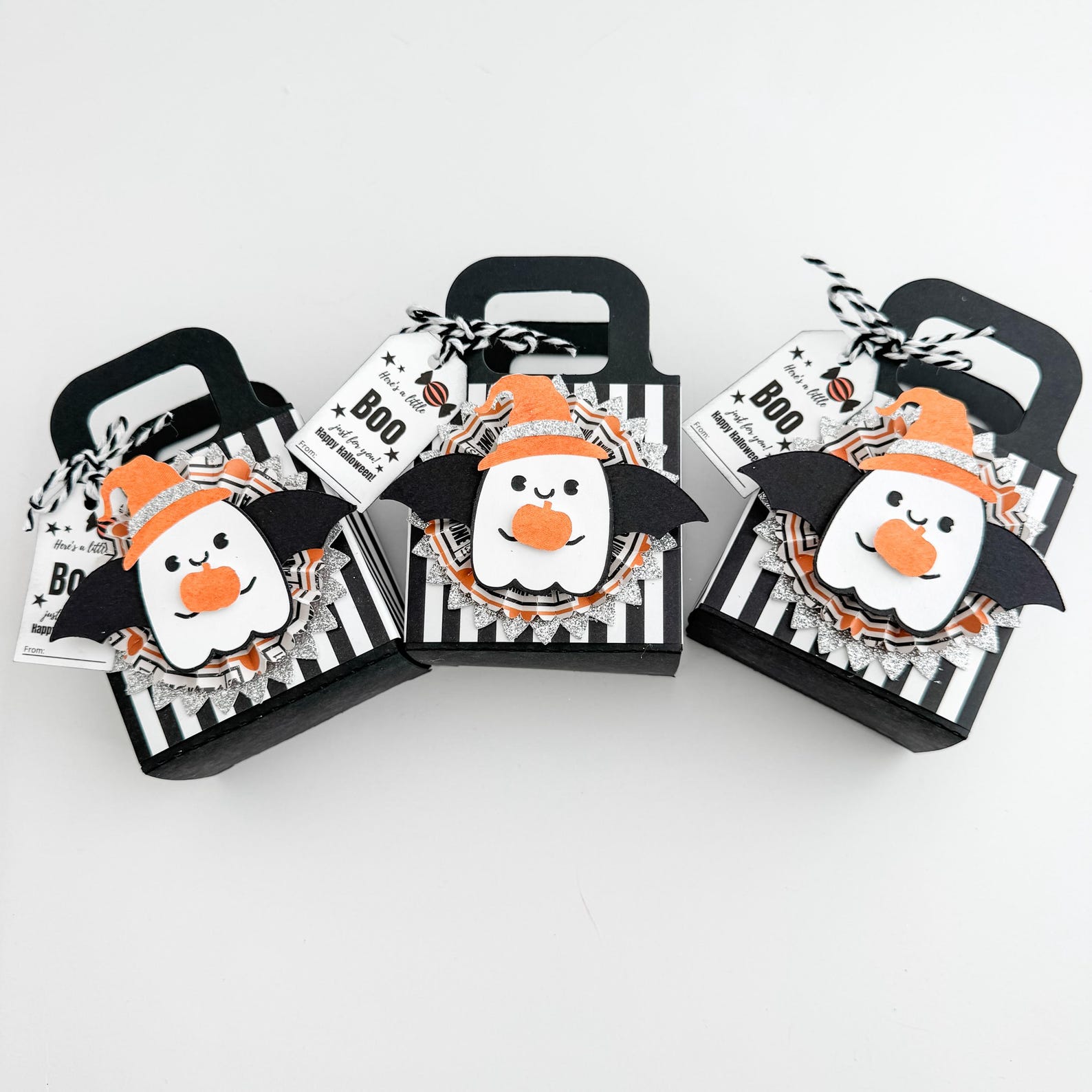 Halloween Ghost Favor Boxes: Handmade Treat Containers, Set of 6 - Etsy