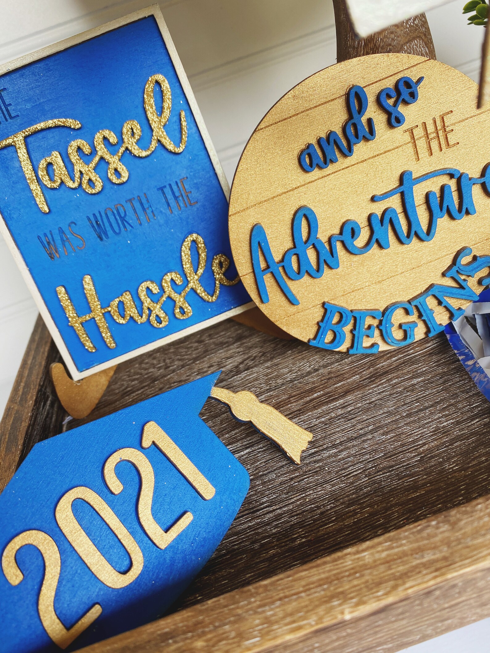 Graduation Tiered Tray Set Graduation Tier Tray Decorations - Etsy