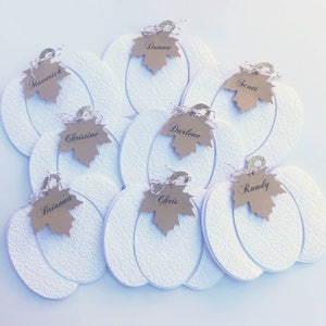 6 Thanksgiving Place Cards - Thanksgiving Table Decor - Place Card ...