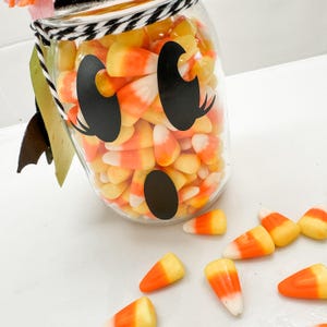 Ghost Halloween Candy Jar, Halloween Candy Party Favor, Halloween ...