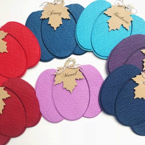 6 Thanksgiving Place Cards - Thanksgiving Table Decor - Place Card ...