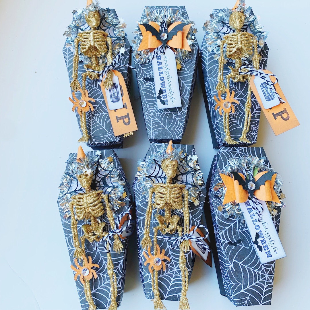 Halloween Treat Box Set, Coffin Candy Boxes - Etsy