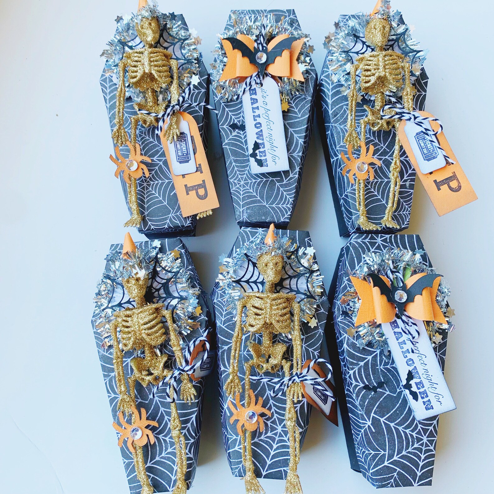 Halloween Treat Box Set Coffin Candy Boxes - Etsy