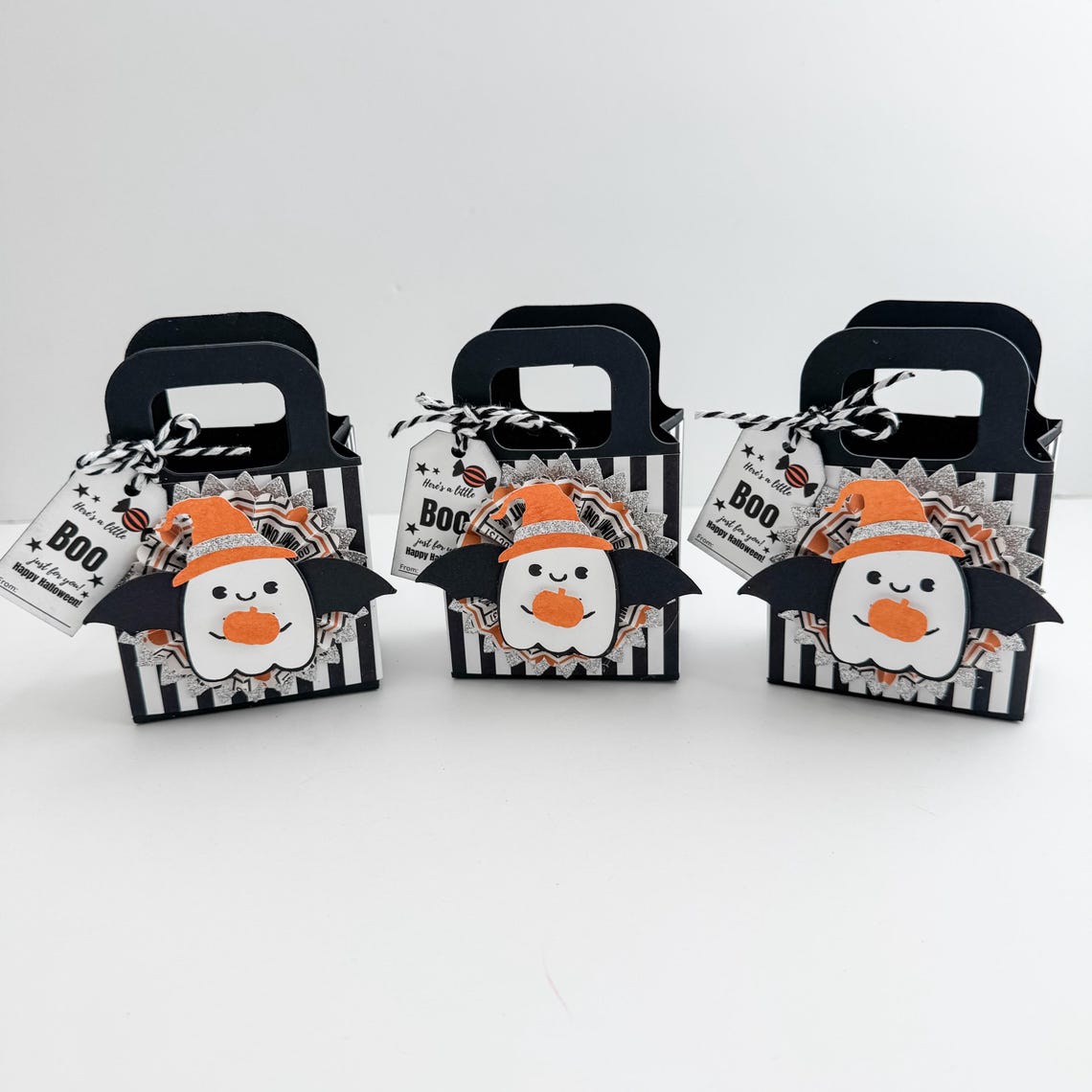 Halloween Ghost Favor Boxes: Handmade Treat Containers, Set of 6 - Etsy