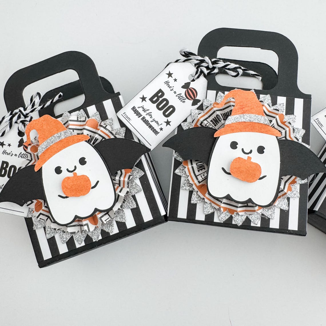 Halloween Ghost Favor Boxes: Handmade Treat Containers, Set of 6 - Etsy