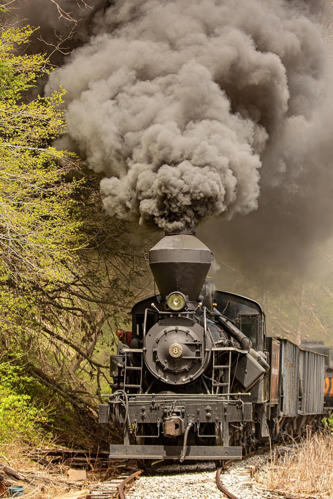 Durbin and Greenbrier RR Shay #6 - Etsy