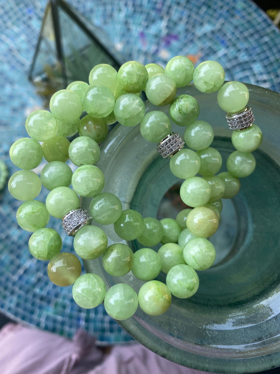 Apple Jade Bracelet/ Green/ Apple/ Jade/ Gemstone/ Bracelet/ - Etsy