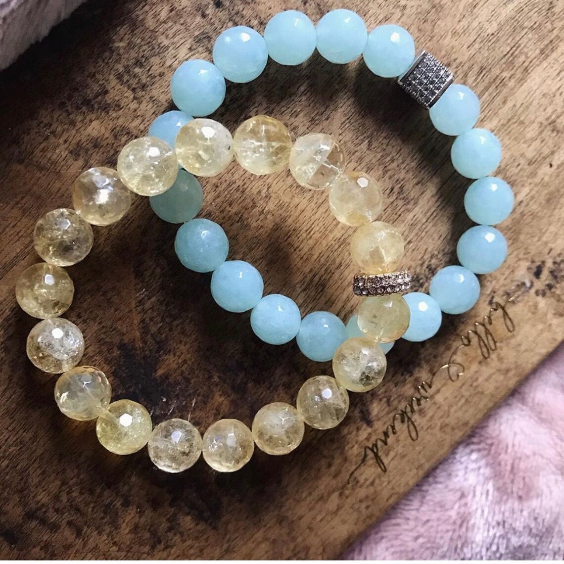 Citrine Gemstone Bracelet/ Citrine/ Quartz/ Yellow/ Sparkle/ - Etsy