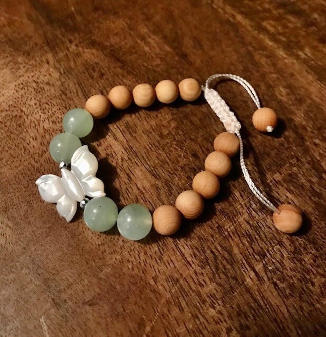 The Little Gem Collection/ Kids Bracelet/ Gemstone/ Wood/ Butterfly ...