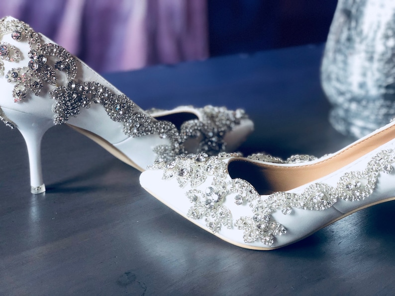 Bridal Shoes Crystal Wedding Shoes Wedding Shoes Pumps | Etsy