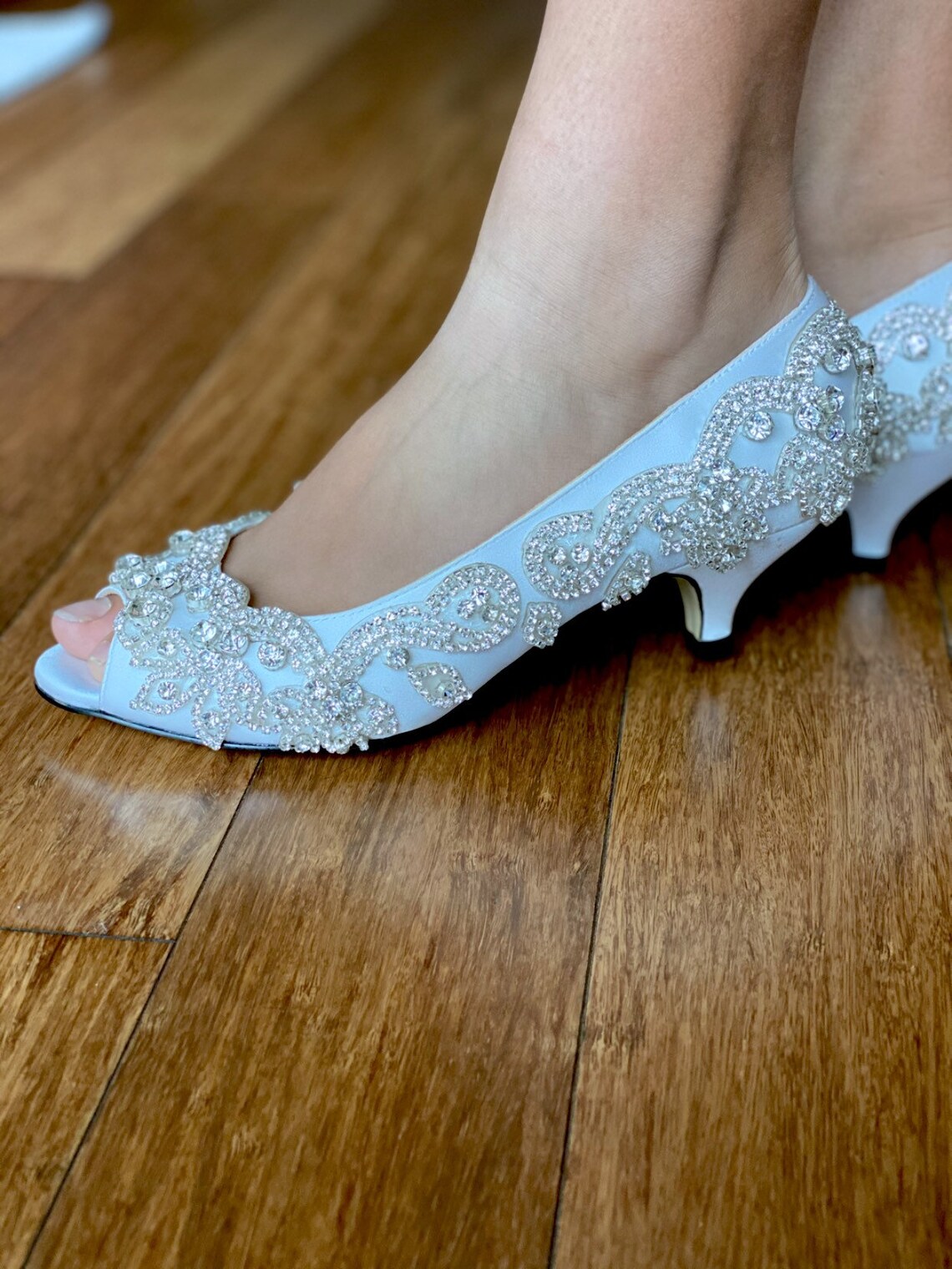 Low Heel Handmade Crystals - Etsy