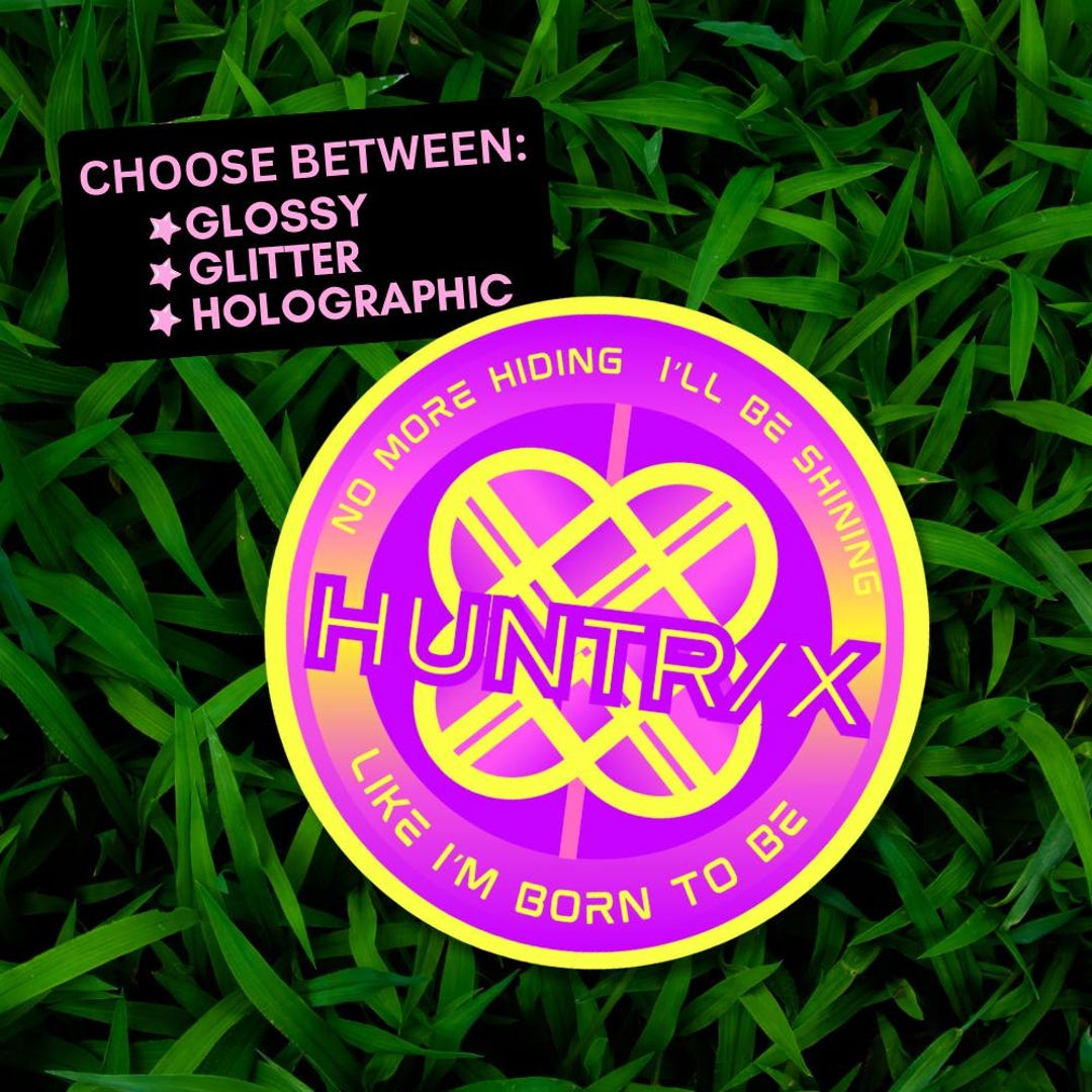 KPDH Huntrix Kpop Demon Hunters Waterproof Vinyl Sticker - Etsy