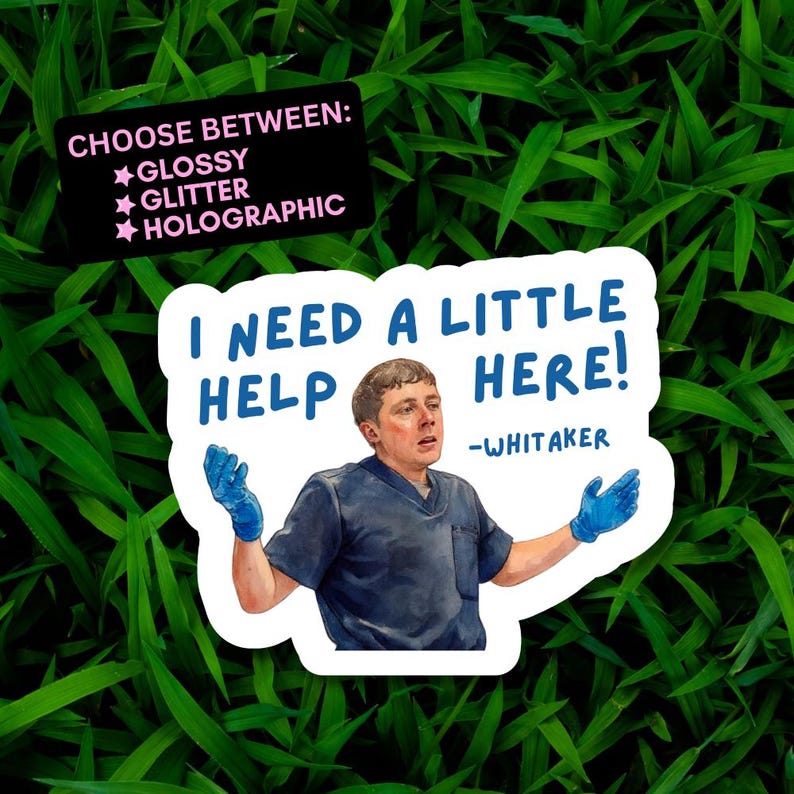 Whitaker From the Pitt Waterproof Vinyl Sticker - Etsy Australia