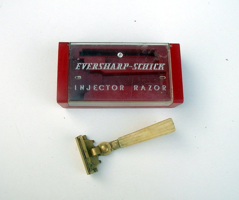 Vintage 1940s Eversharp Schick Injector Razor With Art Deco - Etsy
