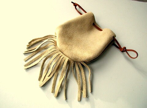 Vintage Handmade Deerskin Drawstring Stash Pouch Medicine Bag - Etsy