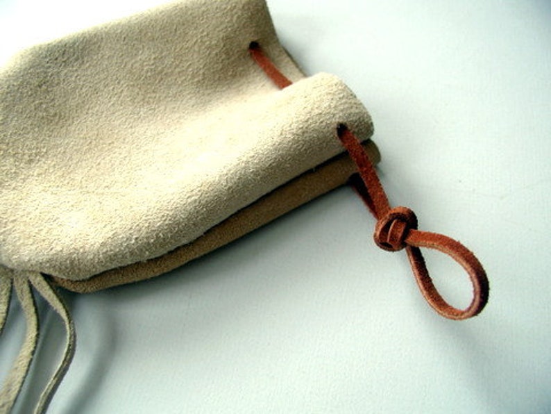 Vintage Handmade Deerskin Drawstring Stash Pouch Medicine Bag - Etsy