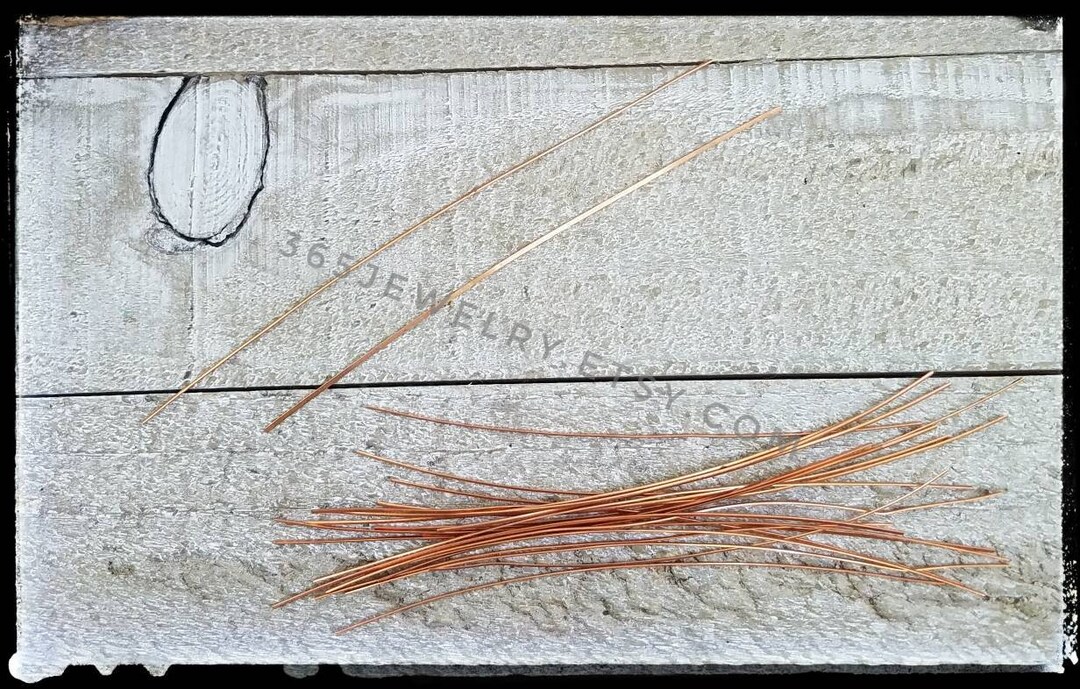 Copper Half Round Wire short Cuts for Wire - Etsy