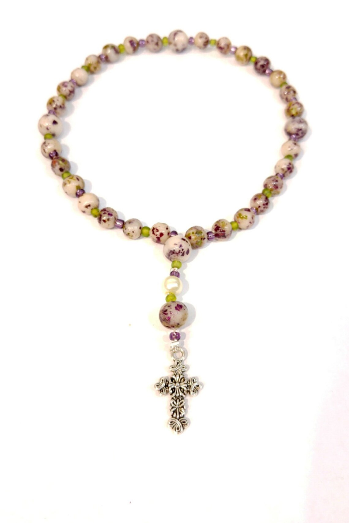 Protestant/anglican Prayer Beads Using Dried Flowers - Etsy
