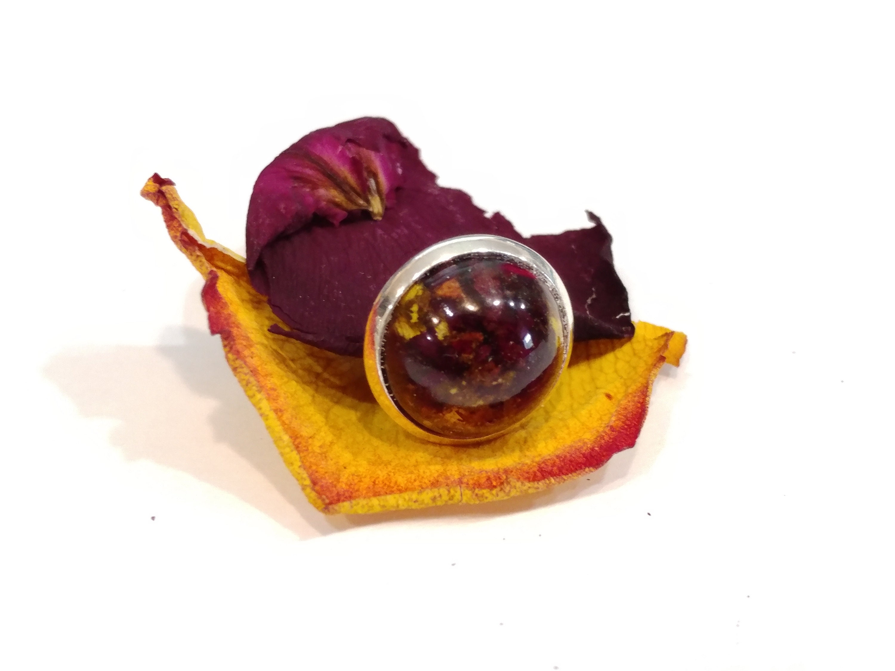 Tie Tack/ Lapel Pin Memorial Jewelry Using Dried Flowers - Etsy