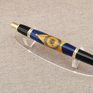 Handcrafted Ballpoint Pen, Sheriffs Badge, Wood Inlay, Law Enforcement ...