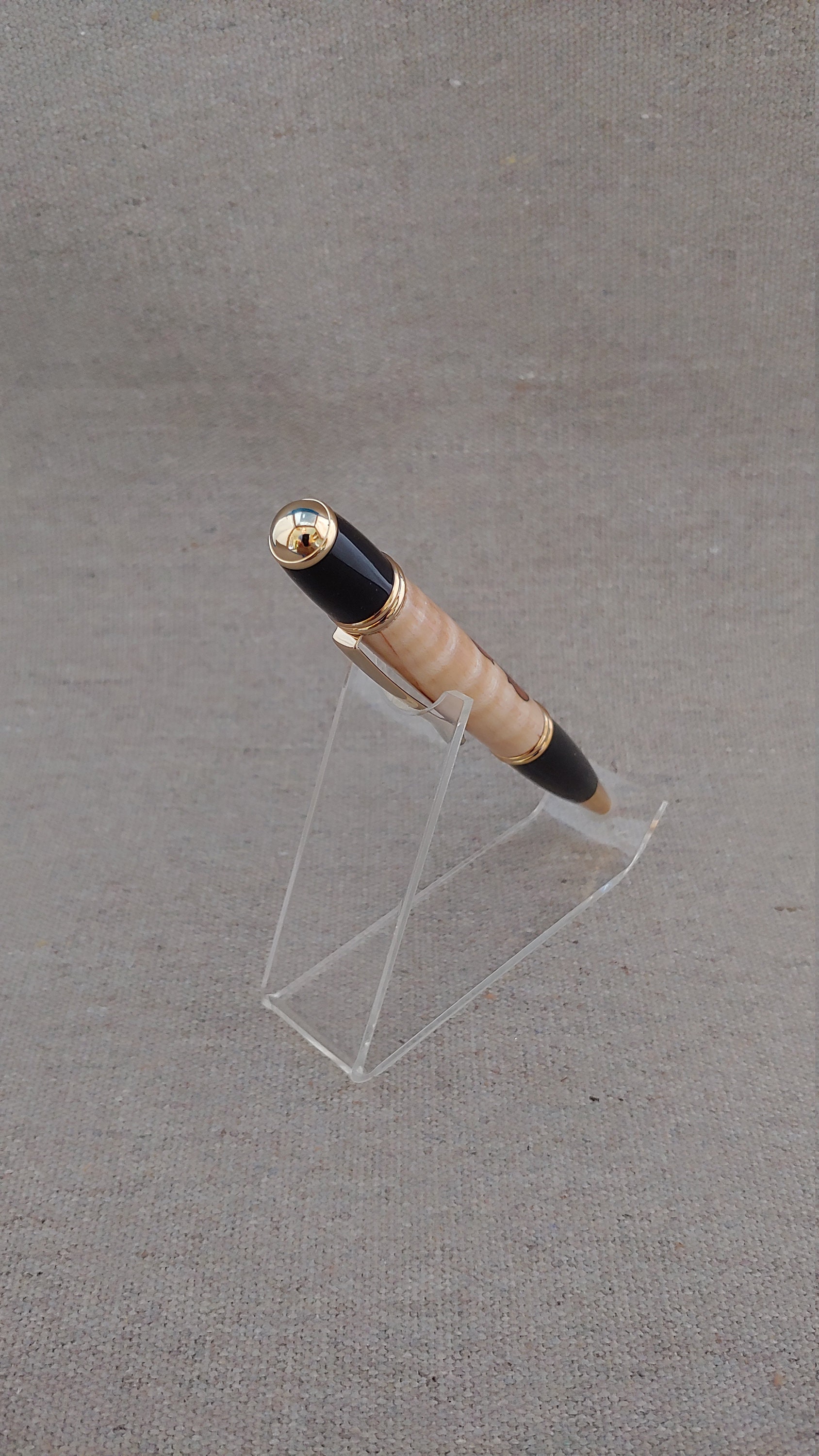 Handcrafted Ballpoint Pen Violin Inlay Wood Pen | Etsy