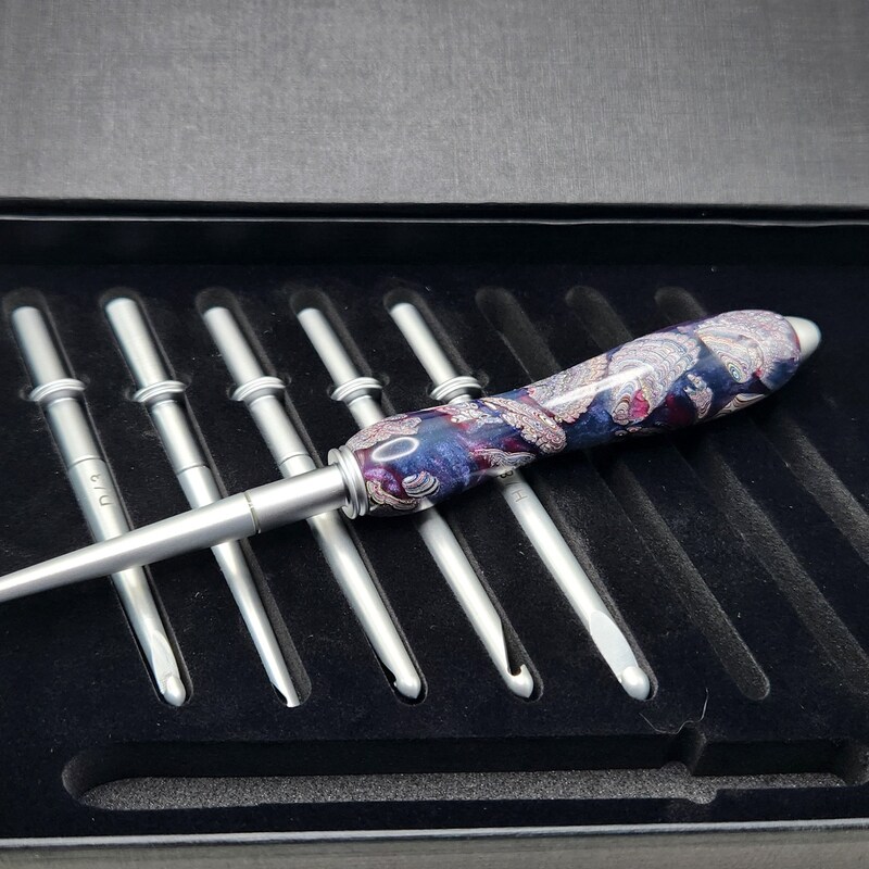 Resin Crochet Hook Set - Etsy